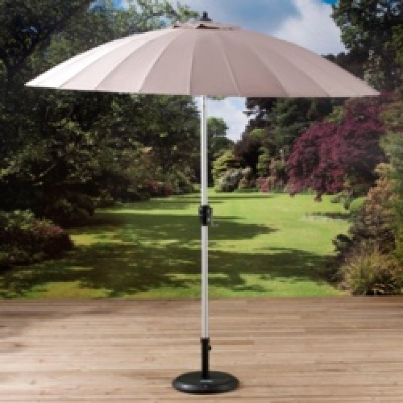 Pagoda 2.7m Shanghai Parasol Beige | Haven Home Centre