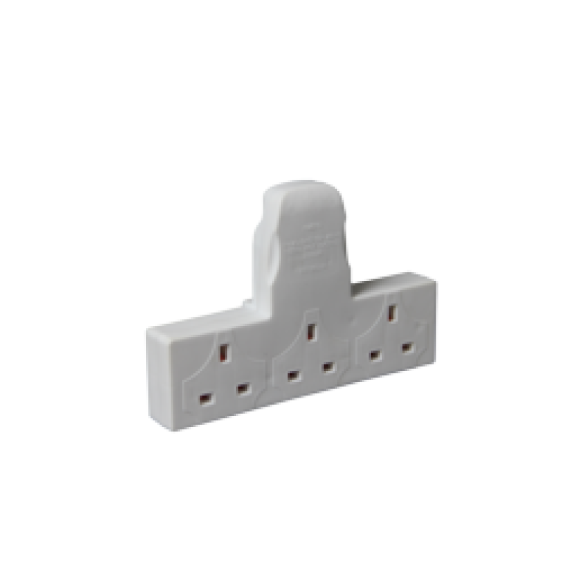 SL9091 T Shaped 3 Way Plug In Adaptor 13A Securlec s106855 | Haven Home ...