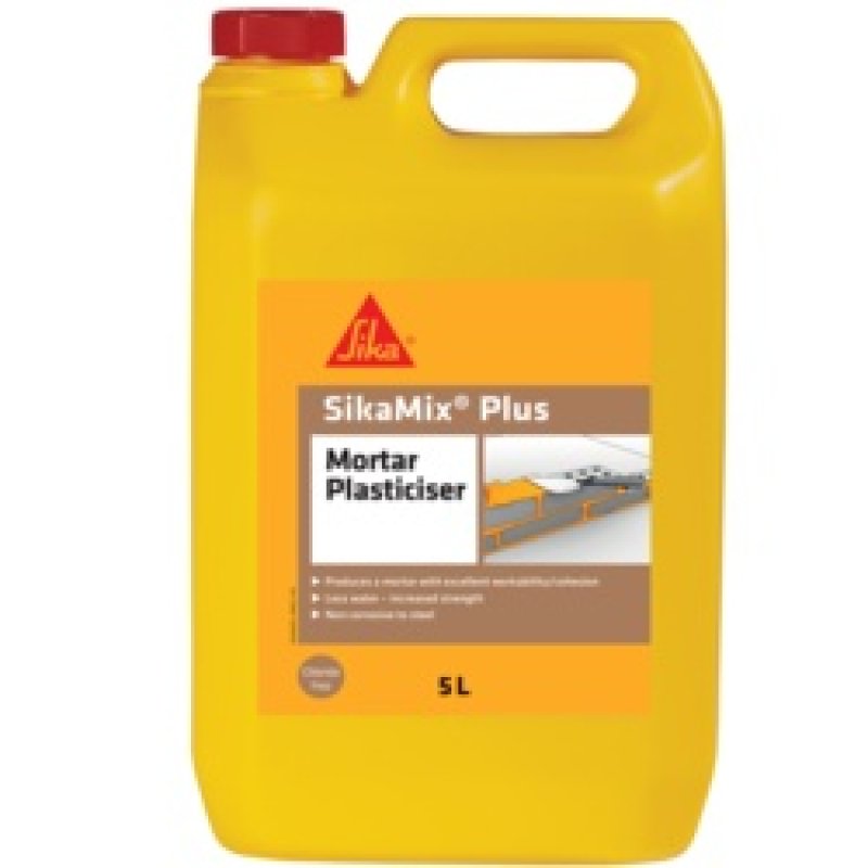 Sika Sikamix Plus Mortar Plasticiser 5L | Haven Home Centre