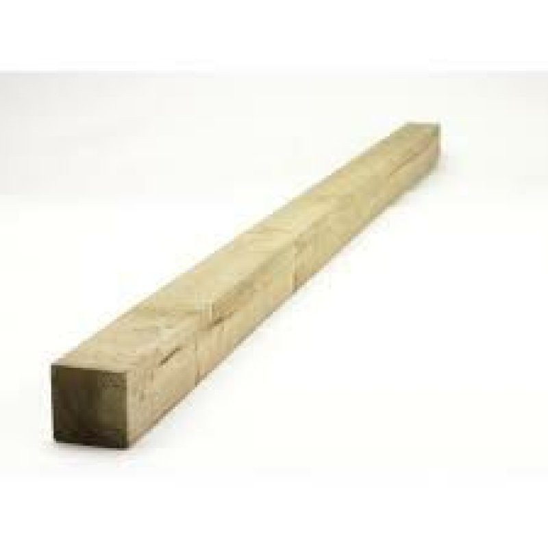 PRESSURE TREATED POST 75 X 75mmX 2.4M s456727 | Haven Home Centre