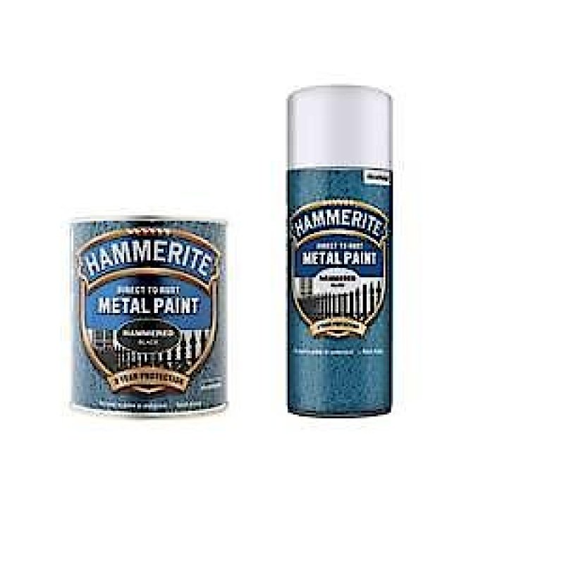 HAMMERITE Metal Paint HAMMERED 250ML SILVER GREY s309385 | Haven Home ...