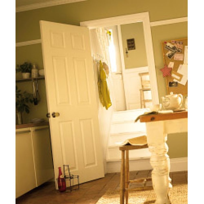 Int MOULDED DOOR 6 PANLE BOSTONIAN 80x32" | Haven Home Centre